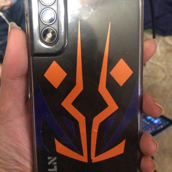 Star Wars Fulcrum Jaig Eyes - METALLIC Orange Blue Permanent Vinyl ...