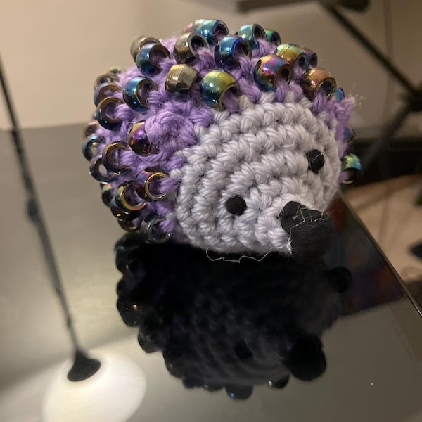Beaded Fidget Hedgehog Crochet Pattern Crochet Fidget Toy Fidget ...