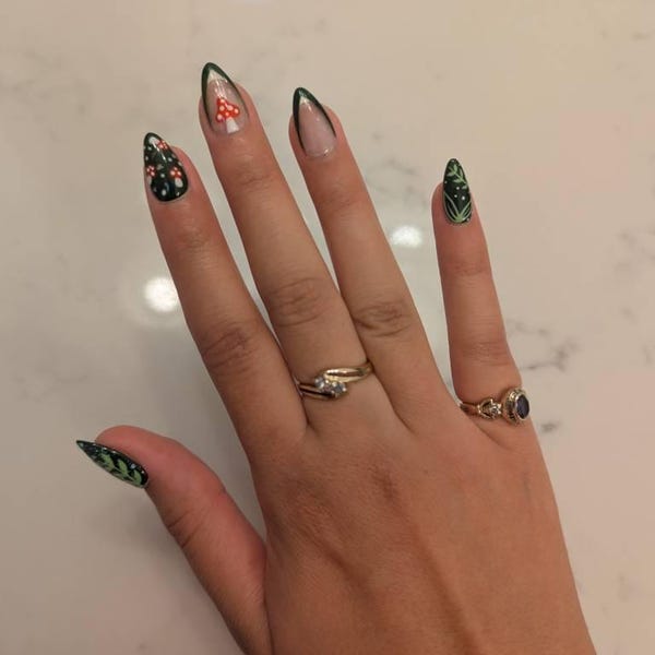 Boba Babe Press on Nails | Luxury Nails | Handmade Set | Custom | 3D ...