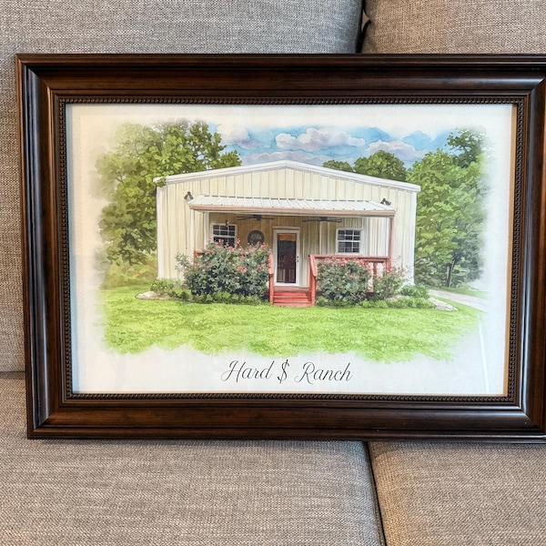 Custom Home Portrait, Watercolor House Painting, Home Painting, Realtor ... Custom Home Portrait, Watercolor House Painting, Home Painting, Realtor ...