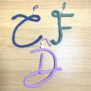 Uppercase & Lowercases Letters Knitted Wire Art Template With Guiding ...