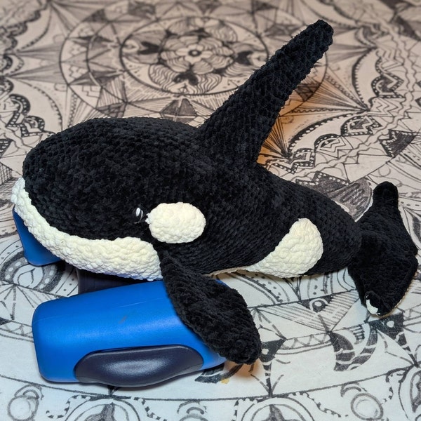 CROCHET PATTERN Orca | Kalla the Orca Whale + Video Tutorial | Eco ...