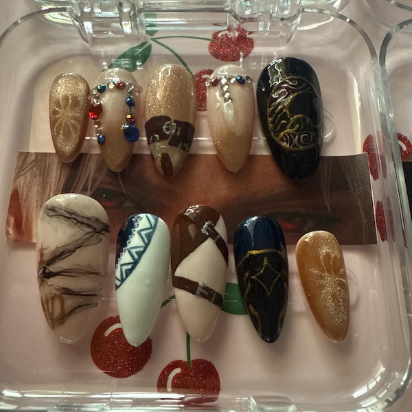 ZAYNE (love and Deep Space) Press on Nails - Etsy