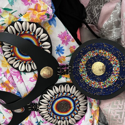 ON SALE African Print Hand Fan , Kente Wicker Fan, African Wall Decor ...