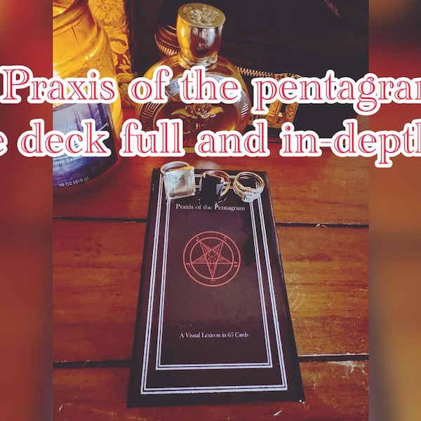 Praxis of the Pentagram, 65 Card Satanic Oracle Deck Plus Guidebook ...