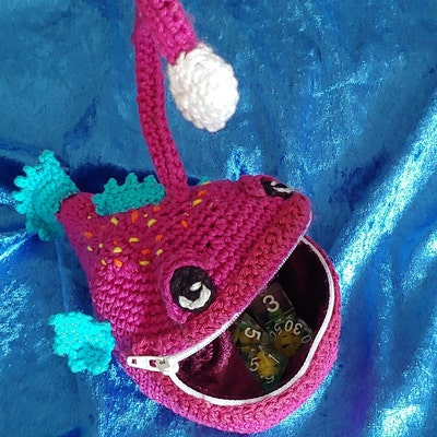 CROCHET PATTERN Angus the Anglerfish Crochet Amigurumi Stuffed Fish ...