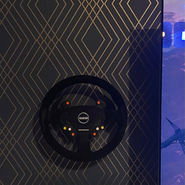 Thrustmaster Racing Wheel Wall Mount | Quick Release Wheel Holder | Sim ...