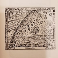 Flammarion Engraving Antique Art Personalized Bookplate Ex Libris ...