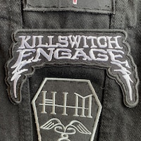 Bon Jovi Patch / Rock Music Patch / Sew or Iron on Embroidered Music Patch / Dagger Through the ...