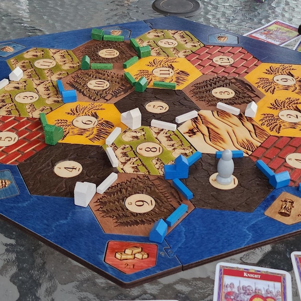 Wood Game Board | Classic | 3-4 or 3-6 Player, Laser Cut, Personalized ...