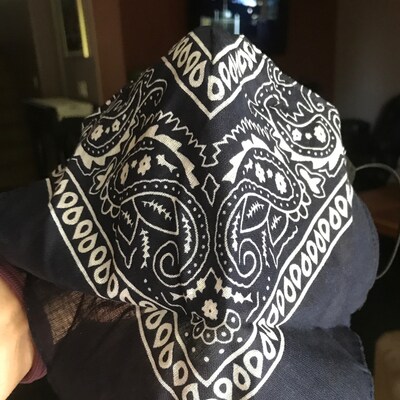 Style 3. Bold Colors. Unisex Bandana Face Mask With Filter - Etsy