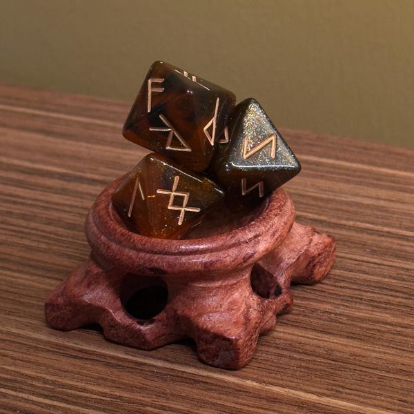 Alpine Lavender Dice | New D4 Shape | Mathematically Balanced | Sharp ...