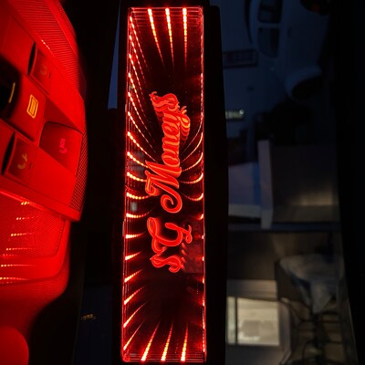 LED Custom Rear View Mirror - Etsy