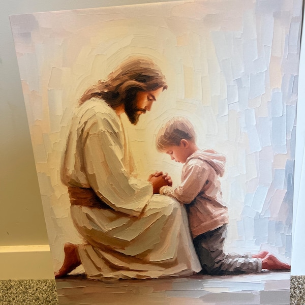 A Little Family, Digital Christian Art, Jesus Rescues Lamb, Jesus ...