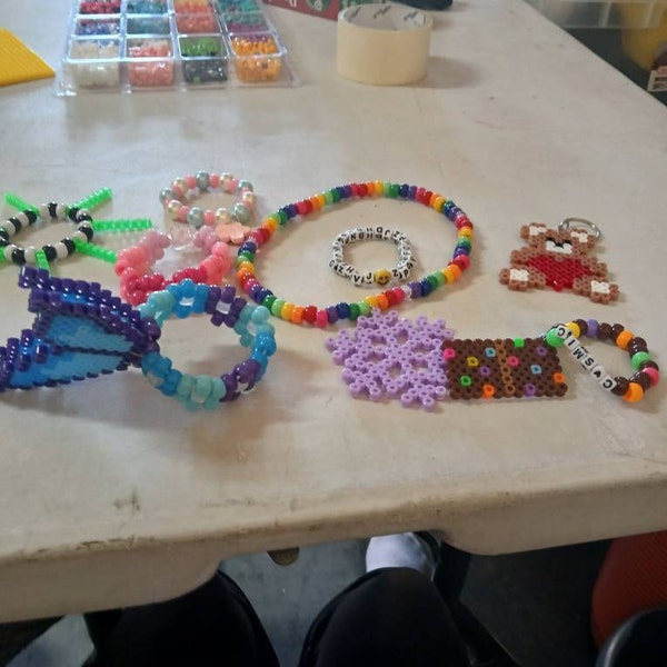 Mario Kart Inspired Huge CUSTOM 3D Rotating Kandi Cuff Bracelets With ...