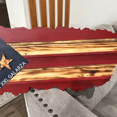 Texas Flag Challenge Coin Holder and Poker Chip Display in the - Etsy