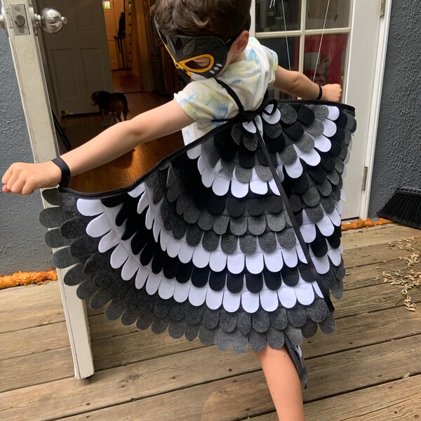 Falcon Costume Set 3 Piece / Fierce Mask, Tail and Fast Wings ...