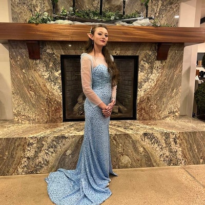 Newest Wedding Dress for Bride Ball Gown Satin Square Collar - Etsy Canada