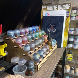 40 Bottle Vallejo/army Painter Modular Paint Rack | Etsy