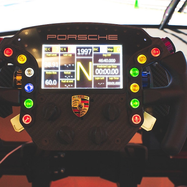 SIMUBOX Black Load Cell Pedals Set Stainless Steel 2 Hydraulic Dampers ...