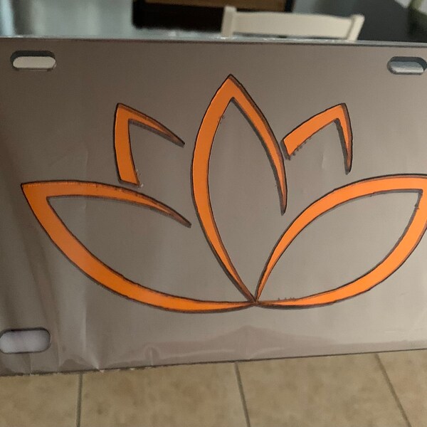 Custom Mirror "bronze" License Plate, Car Tag, Personalized Car Tag ...