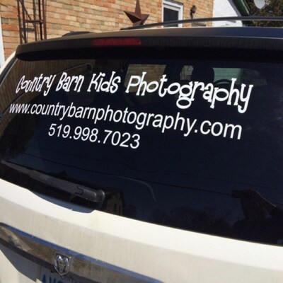 Custom Car Window Decals Business Logos Custom Business - Etsy