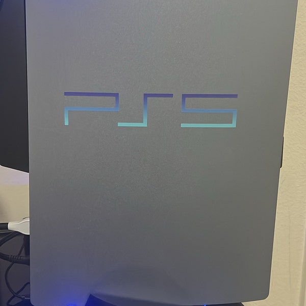 Retro PS5 Playstation 2 Logo Sticker, PS2 Logo Vinyl Decal Sticker for ...