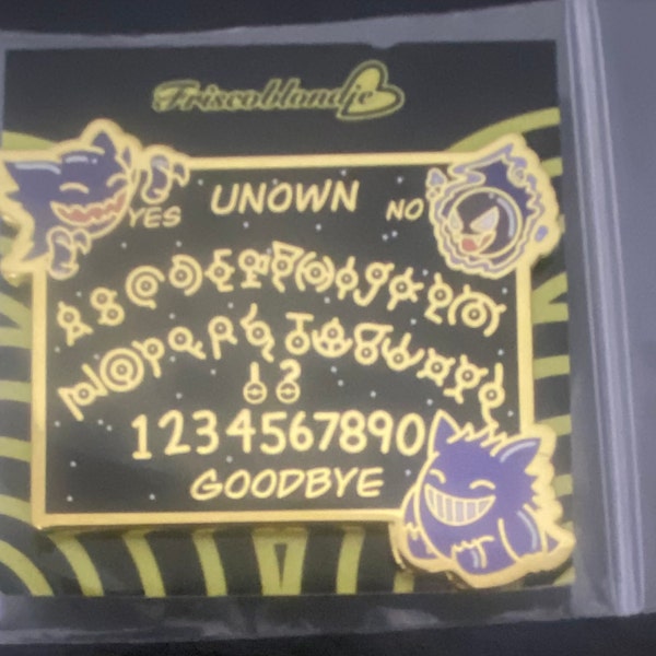 Gengar Ouija Board Enamel Pin - Etsy
