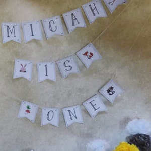 Customized Printable Banner Add a Name - Etsy