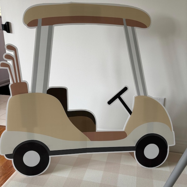 Baby Blue Golf Cutout Golf Party Birthday Decor, Cut Out, Lawn Signs ...