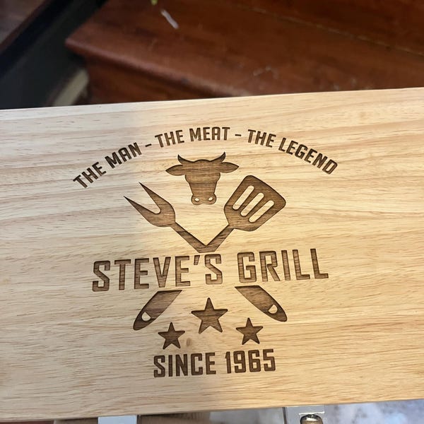 Engraved BBQ Set, BBQ Gift, Grilling Tools, Grill Set, Custom BBQ Set ...