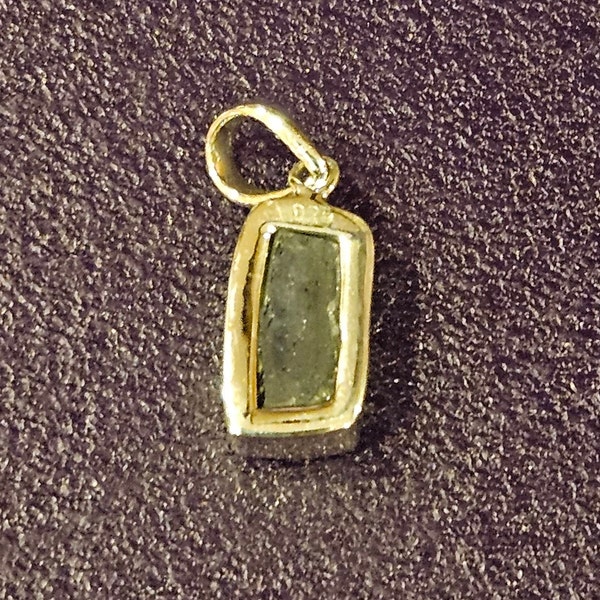 Rare Meteorite Gemstone Ring, 925 Sterling Silver, Meteorite Ring ...