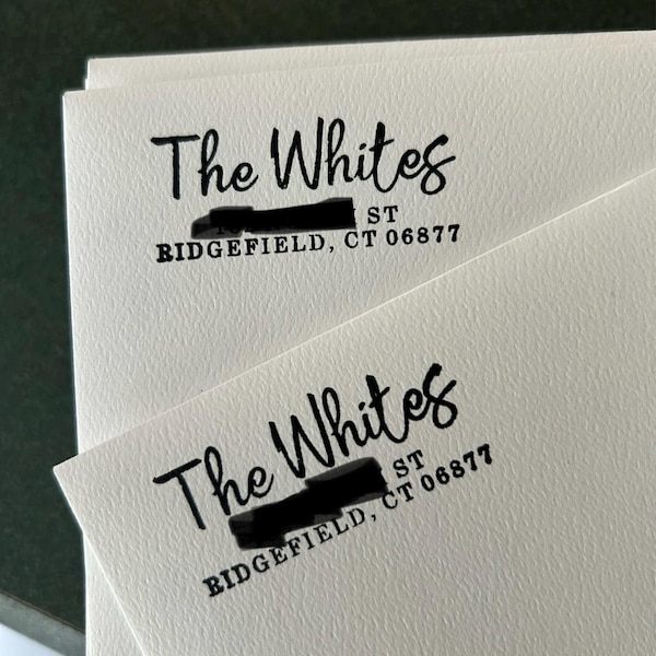 Custom Return Address Stamp, Self-inking Return Address Stamp ...