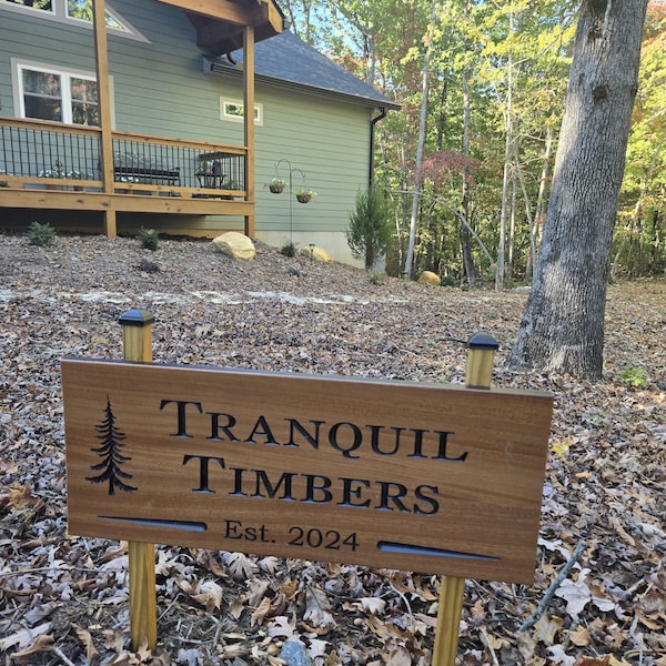 Custom Carved Sign, Custom Wood Sign, Cabin Sign, Lakehouse Sign, Lodge ...