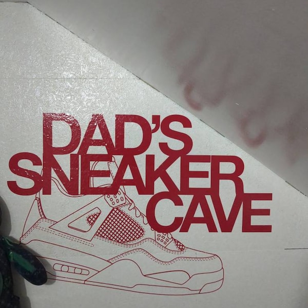 Personalized 'sneaker Cave' Wall Decal - Gift Sneakerhead Enthusiast ...