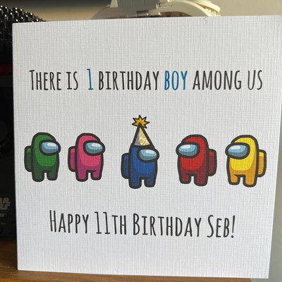 Squishmallow Happy Birthday Card Handmade & Personalised Daughter Son ...