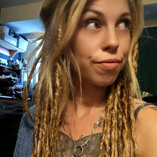 Boho Locs Extensions, Light Brown Dread Dark, Partial Dreads Accent ...