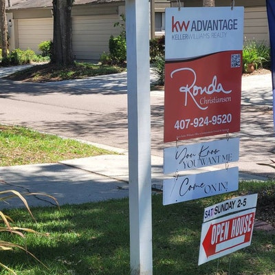 Real Estate Yard Sign, for Sale Yard Sign, Real Estate Marketing ...