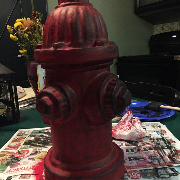 Fire Hydrant Concrete Statue Garden Decor Lawn Decoration - Etsy