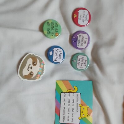 Not Rude, Just Anxious Pin Badge Social Anxiety Pin Anxiety Badges - Etsy