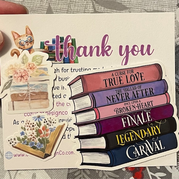 Caraval OUBAH Book Stack Once Upon a Broken Heart Gifts for Readers ...