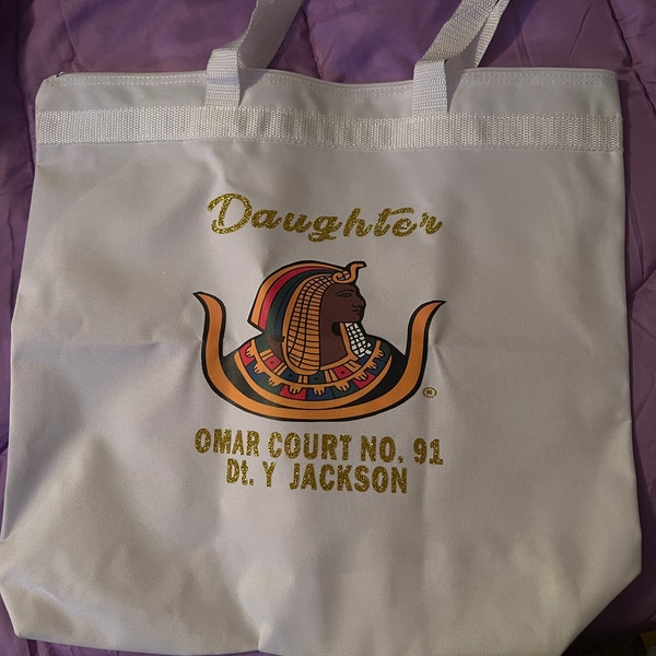 DOI Daughter of Isis PHA Zipper Tote Bag With Logo Image - Etsy