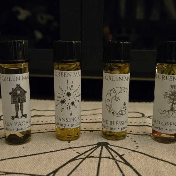 Choose 5 Intention Oils – Ritual Oils, Witchcraft Supplies, Witchy ...
