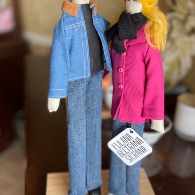 Personalized Family Fabric Dolls, Custom Family Portrait Cloth Dolls ...