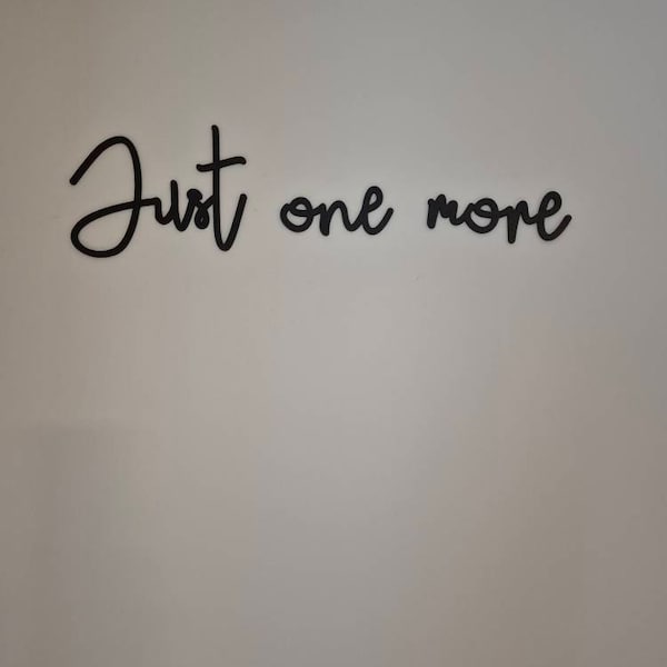 Just One More Wooden Wall Quote for Bar - Etsy UK