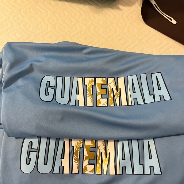 Guatemala National Flag Name Layered by Color Svg Png Dxf Eps Pdf ...
