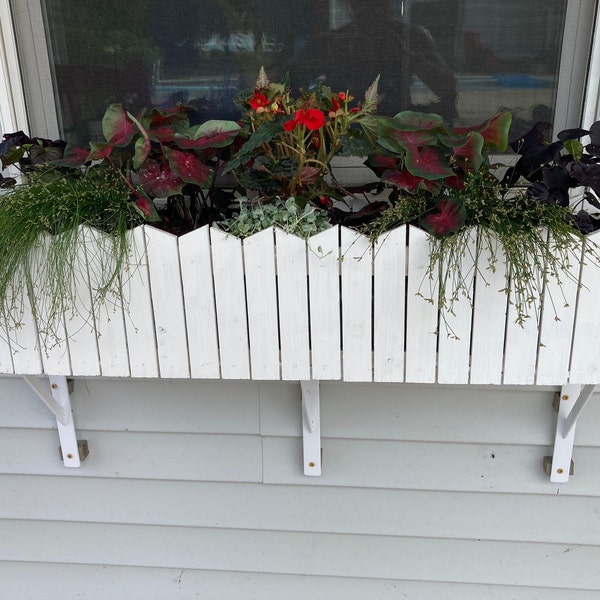 Window Box Angle Top Planter - Etsy