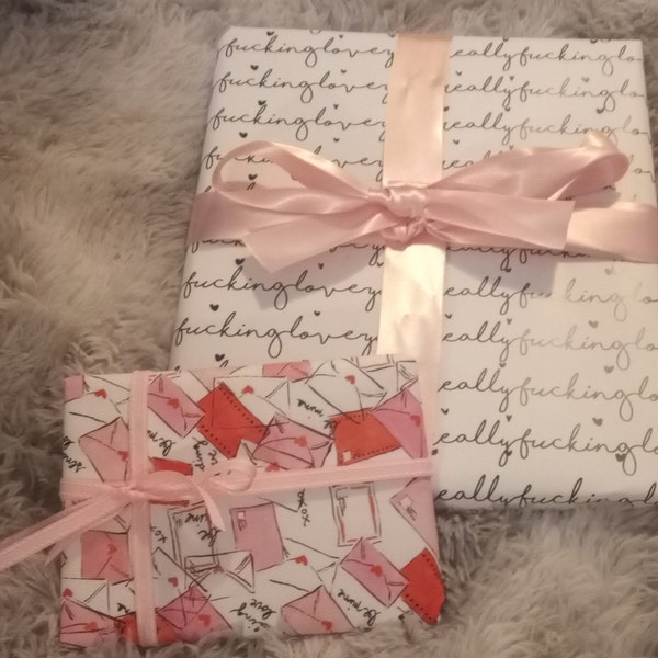 Wrapping Paper: Letters to My Valentine - Etsy