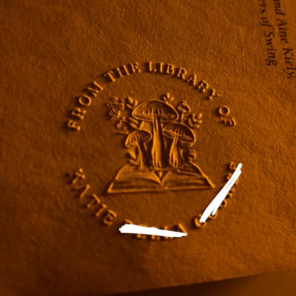 Embossing Stamp, Book Embosser, Ex Libris Book Embosser, Bookish Gifts ...