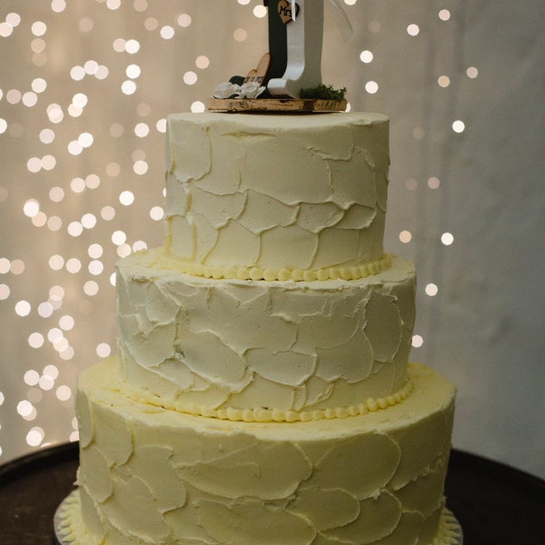 Sunflower Hay Bale Cake Topper Country Wedding Cake Topper Farm Wedding ...